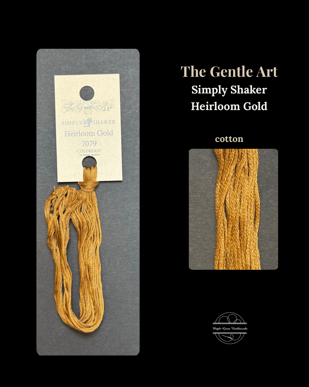 Heirloom Gold 7079 – The Gentle Art Simply Shaker Embroidery Floss ...